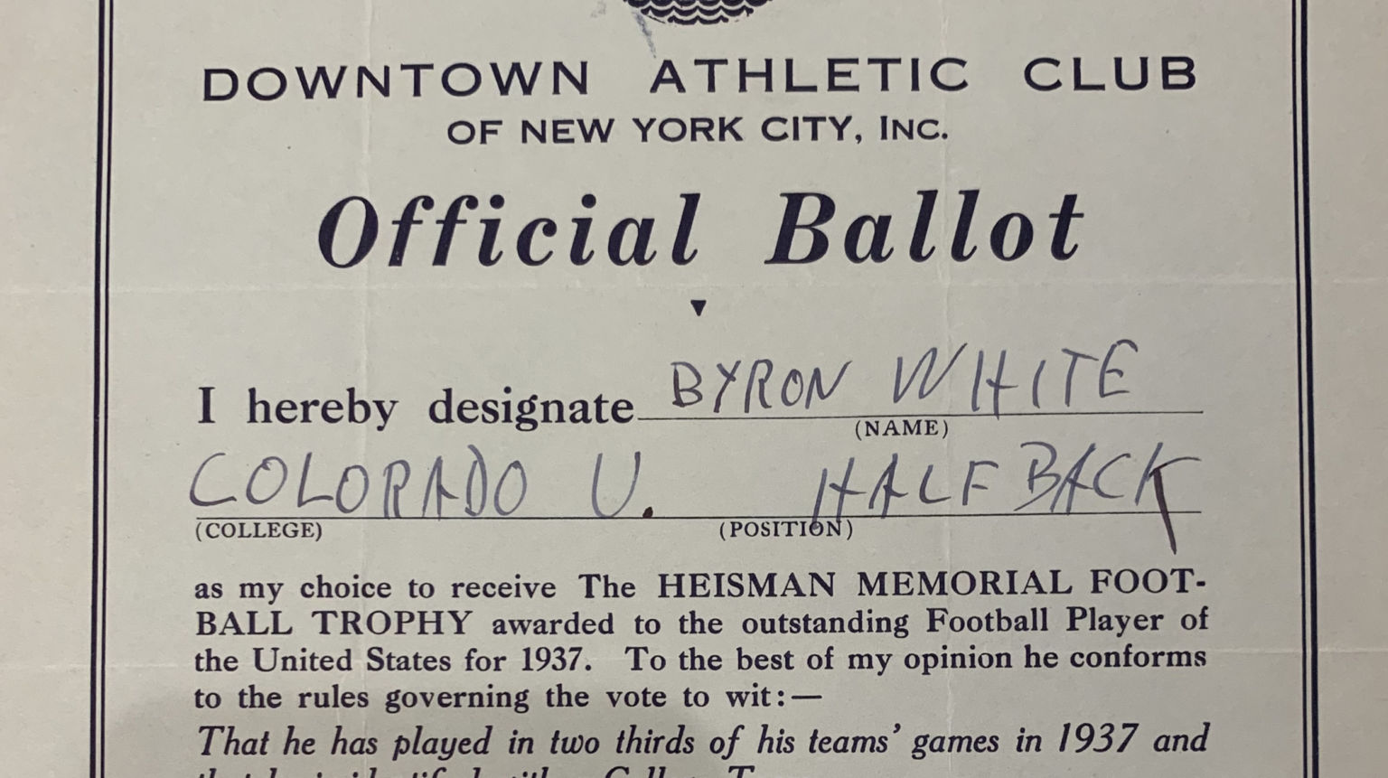 2020 Heisman Balloting Has Begun - Heisman