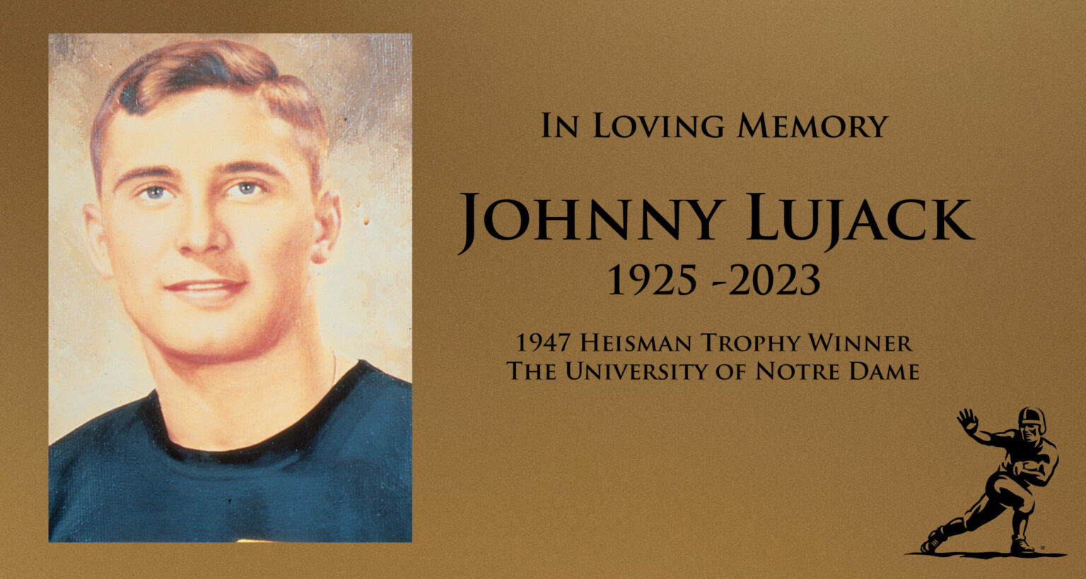 1947 Heisman Trophy Winner Johnny Lujack Dies At 98 - Heisman