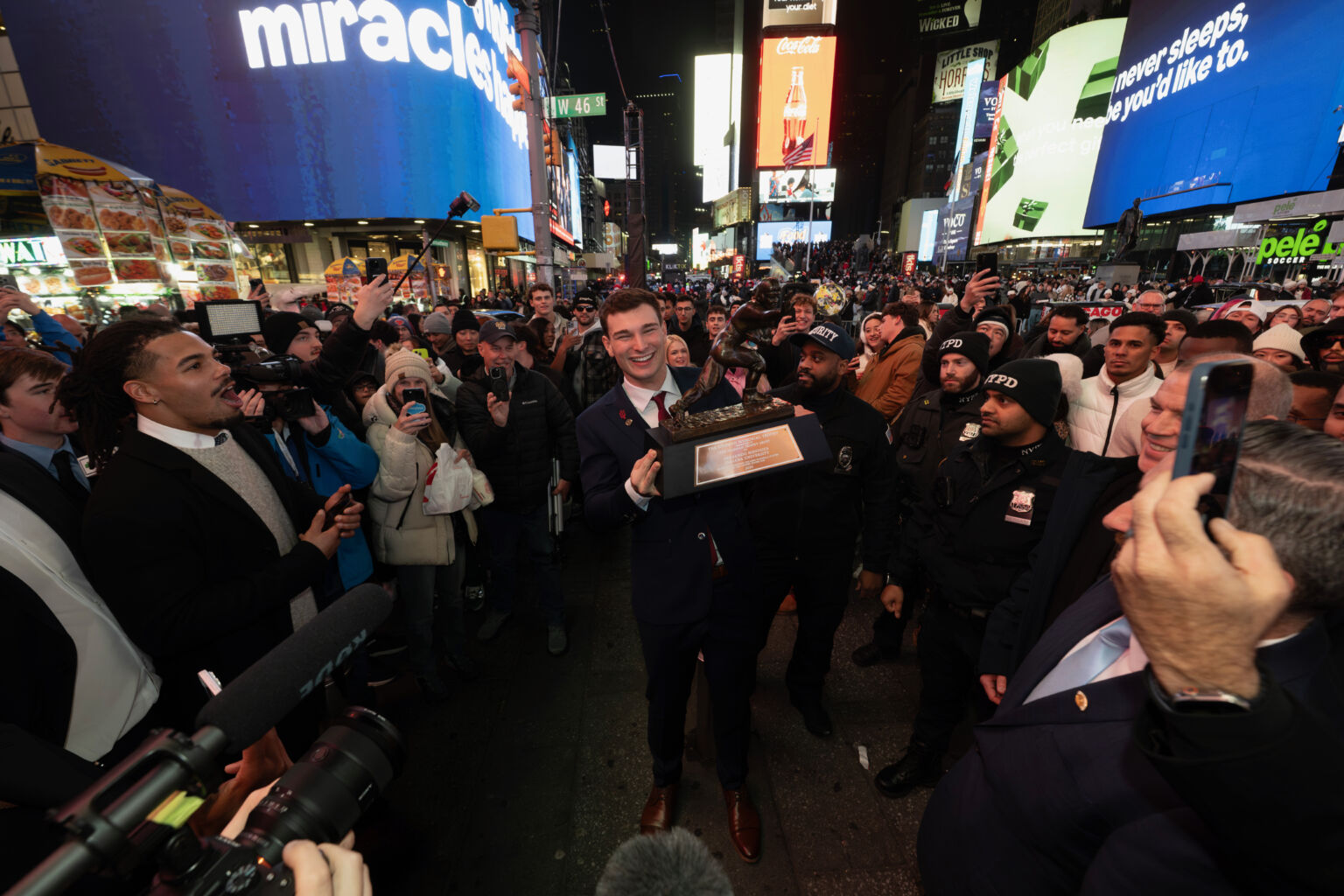 Indiana Quarterback Fernando Mendoza Wins 2025 Heisman Trophy - Heisman