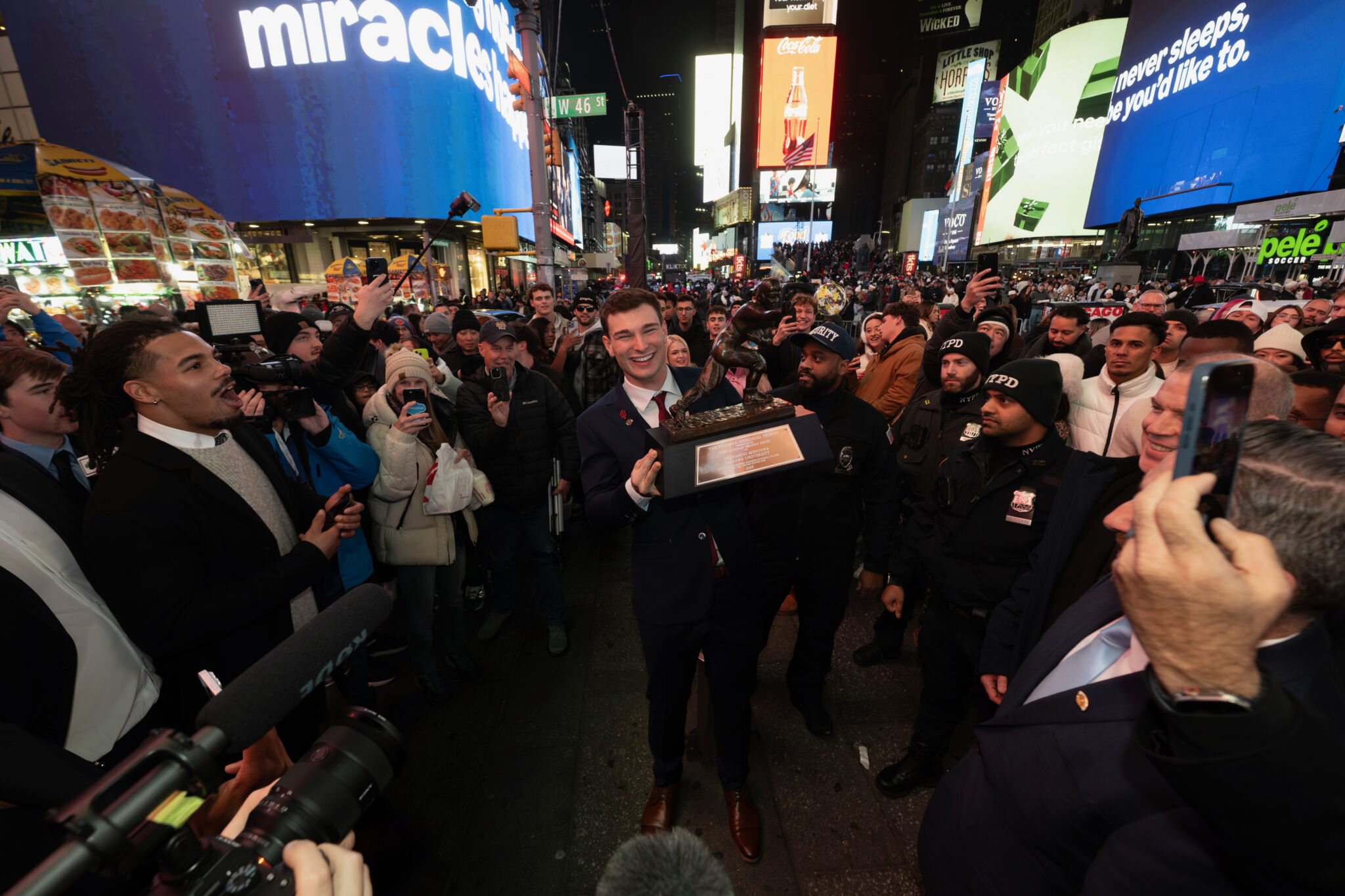 Indiana Quarterback Fernando Mendoza Wins 2025 Heisman Trophy - Heisman